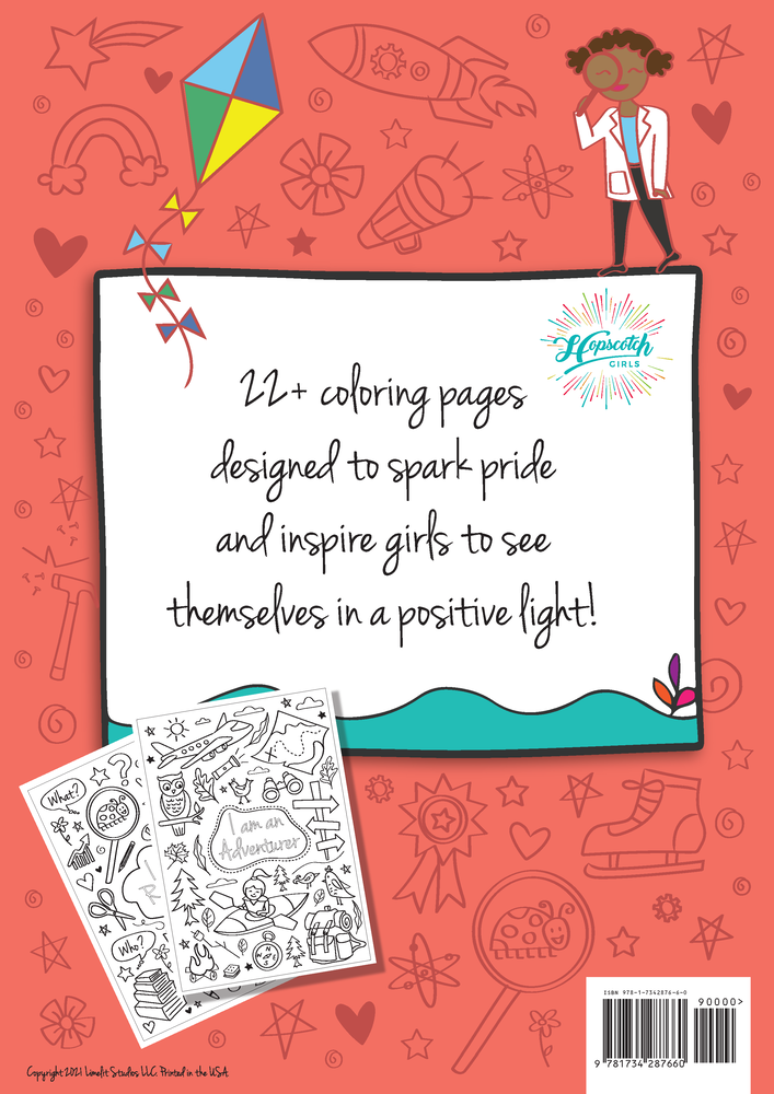 I Am An Adventurer, Artist & Athlete: A Coloring Book for Girls ...