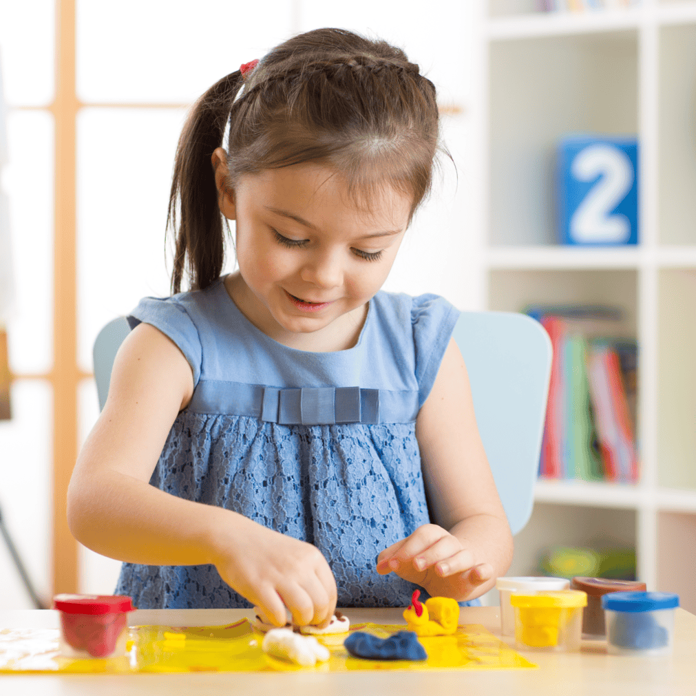 Fall Craft: Clay Mosaics – Hopscotch Girls