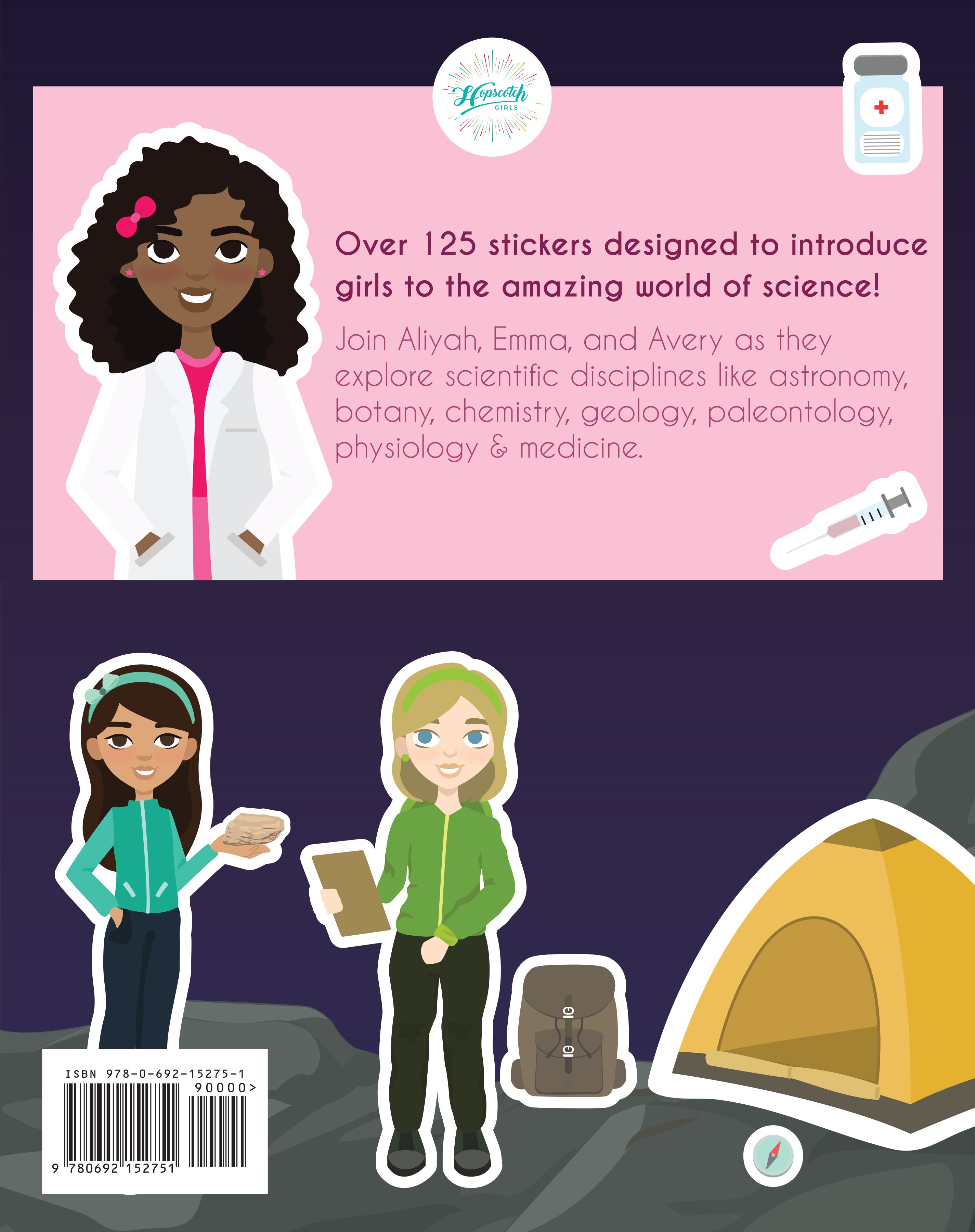 Science! STEM Sticker Adventure – Hopscotch Girls