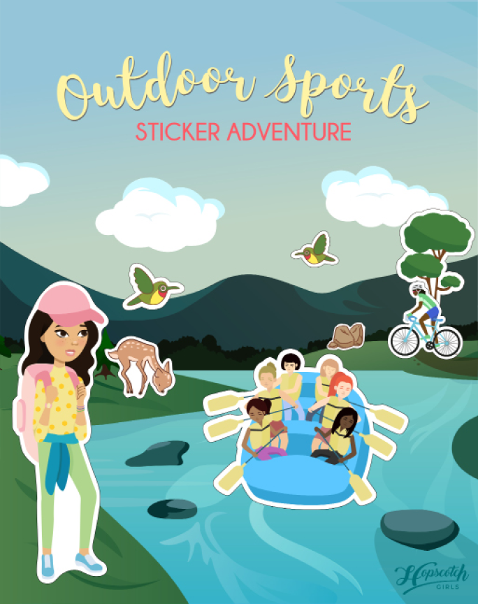 Outdoor Sports Sticker Adventure – Hopscotch Girls